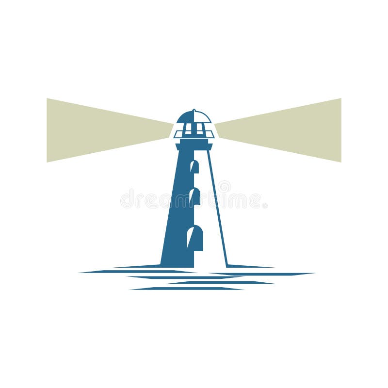 Lighthouse or Beacon Vector Isolated Icons Set Stock Vector ...