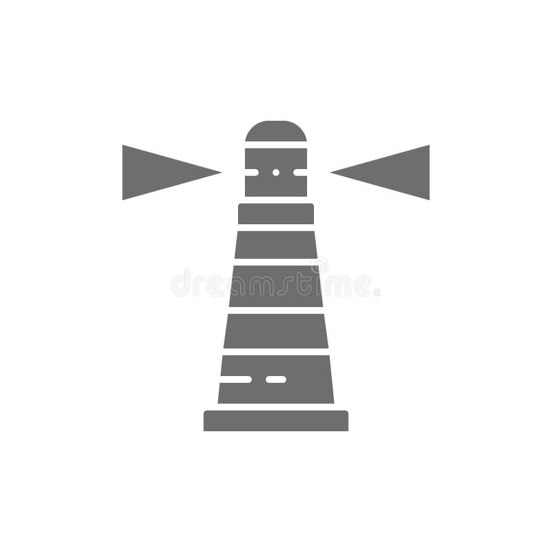 Vector Lighthouse, Beacon, Warning Sign, Navigation, Seamark Pattern ...