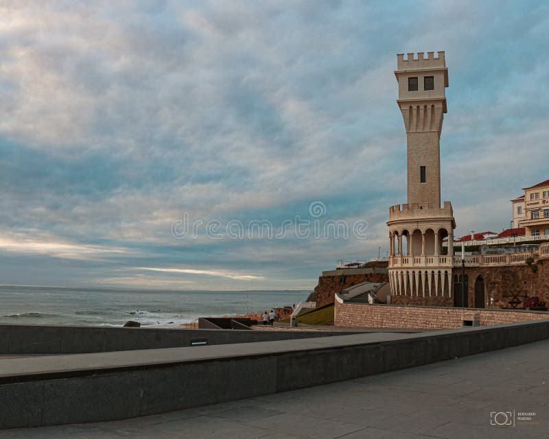 Lighthouse with the Beautiful Skyline Stock Image - Image of beautiful ...