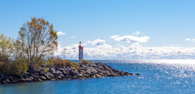 Night time. stock photo. Image of lighthouse, kincardine - 1546396