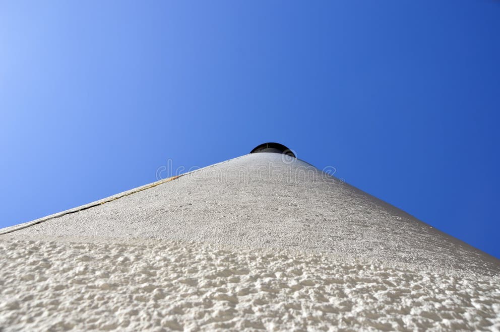 A Lighthouse, from the Bottom Up Stock Image - Image of black, shadows ...