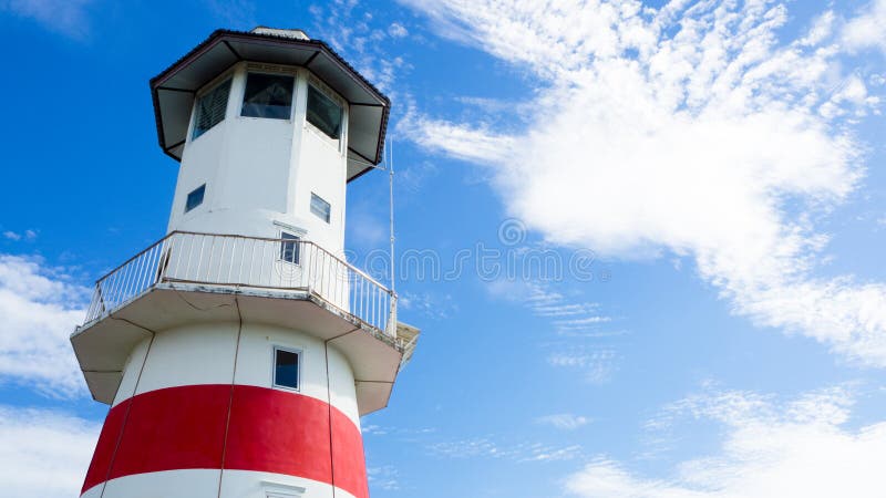 Lighthouse bottom view. stock image. Image of boat, architecture - 71109705