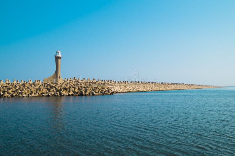 The Old Lighthouse from the Constanta, Romania Stock Photo - Image of ...