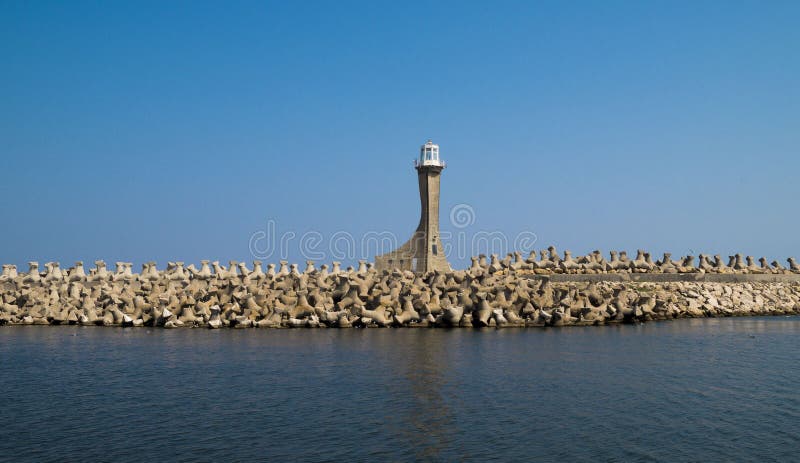 The Old Lighthouse from the Constanta, Romania Stock Photo - Image of ...