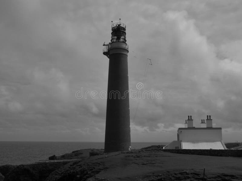 Lighthouse on the of Lewis stock photo. Image of indicates - 242622896