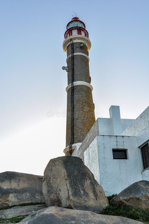 The Lighthouse in Cabo Polonio, Uruguay Stock Image - Image of cabo ...