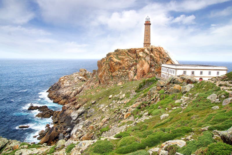 Lighthouse in Cabo Raso, Portugal Stock Image - Image of lighthouse ...