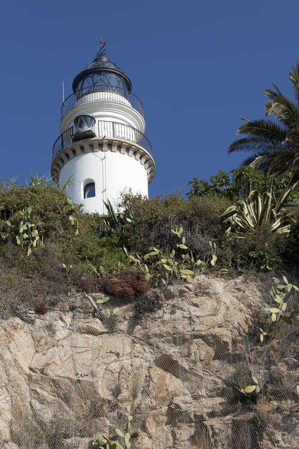 Lighthouse Calella stock image. Image of lighthouse, calella - 49062927