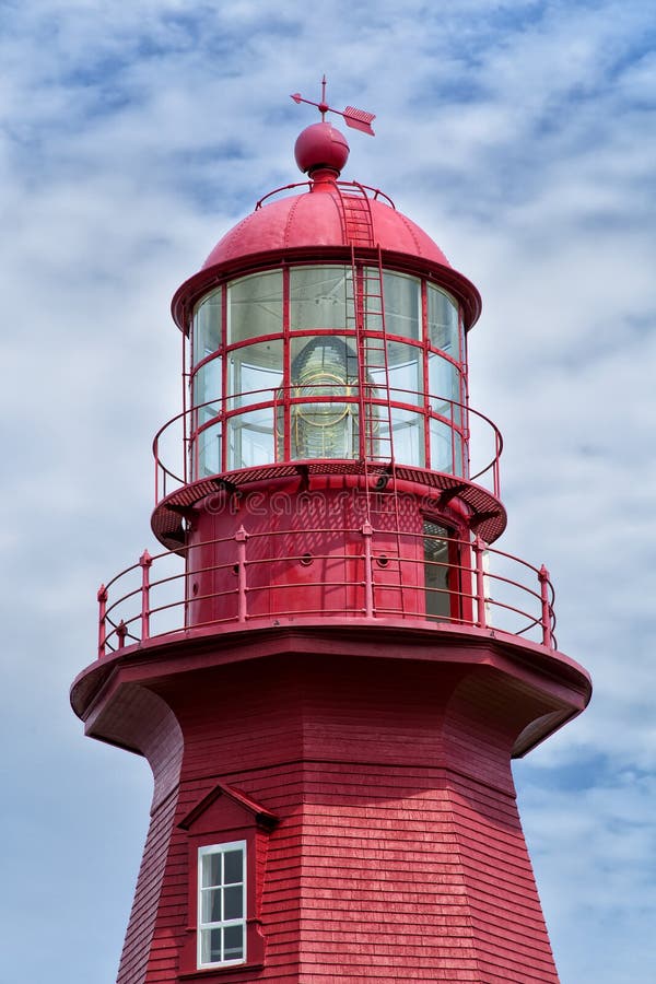 LIghthouse in Canada stock image. Image of security, light - 87479785