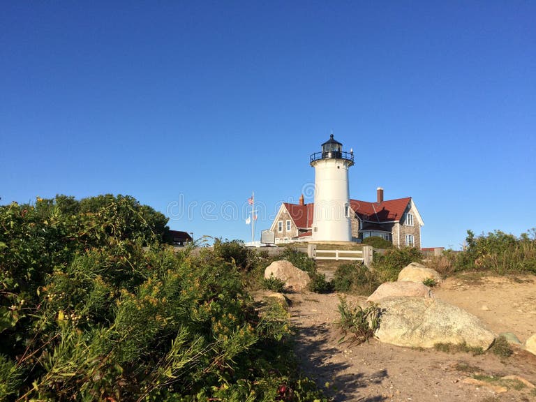 Lighthouse Cap Cod Cape Code New England Stock Image - Image of white ...