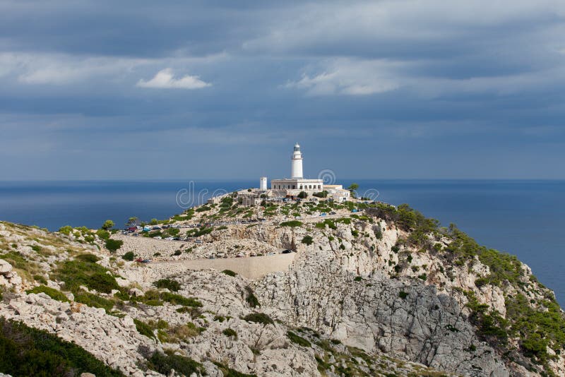 Lighthouse on Cap De Formentor. Stock Photo - Image of calm, nature ...