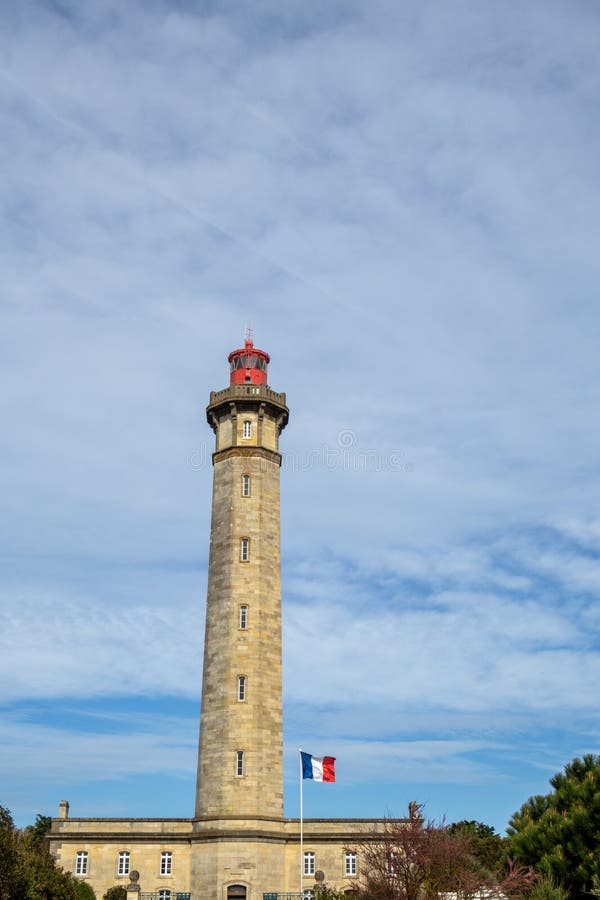 Lighthouse on the Coast of the Country Stock Photo - Image of atlantic ...