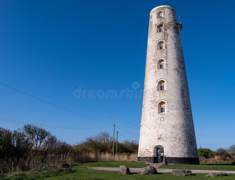 The Lighthouse on the Coast Leasowe Wirral April 2021 Stock Photo ...