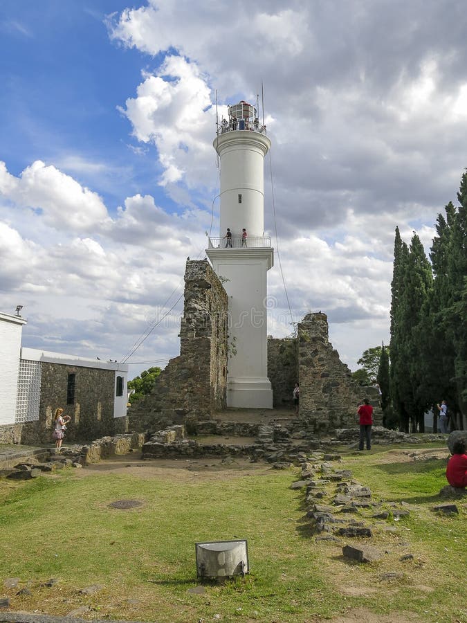 Lighthouse, Colonia De Sacramento, Uruguay Editorial Photography ...