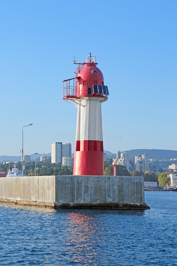 Lighthouse stock photo. Image of seacoast, krai, edifice - 79678858