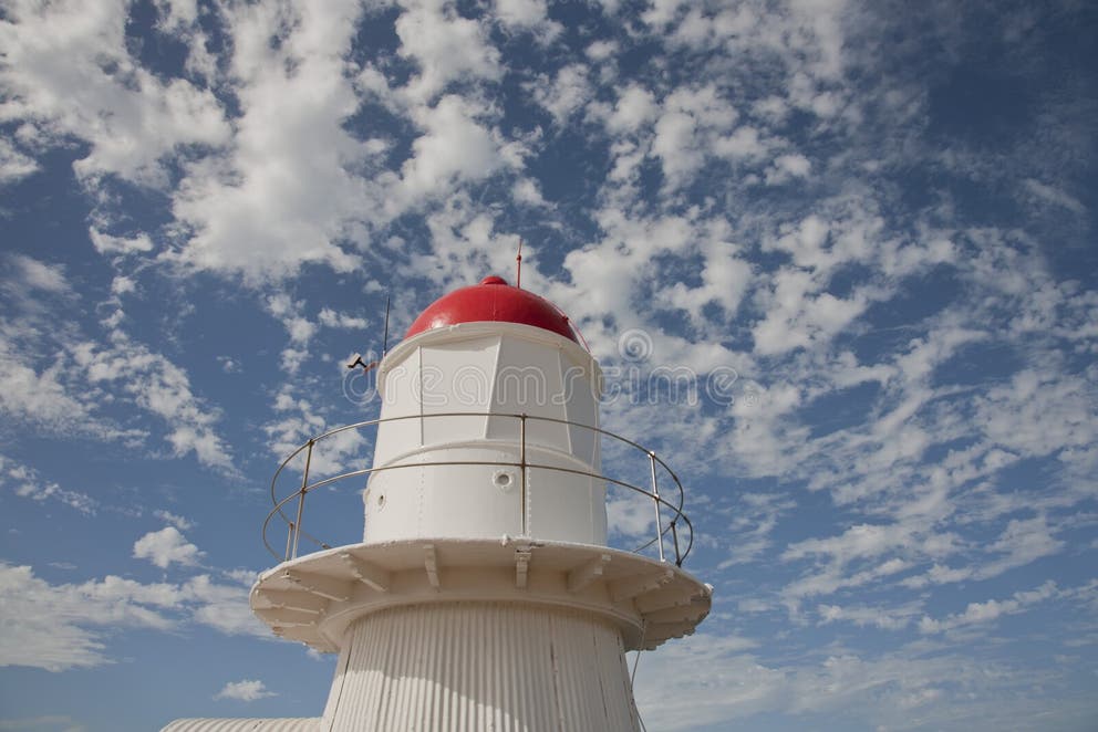 Lighthouse in Cooktown stock photo. Image of faith, classic - 19774636
