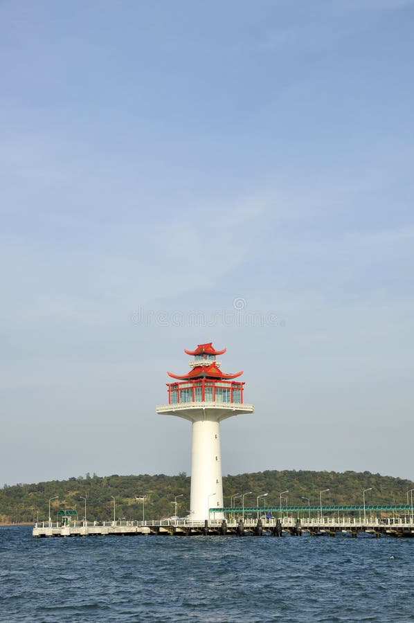 Chinese lighthouse stock photo. Image of peace, marine - 26712556