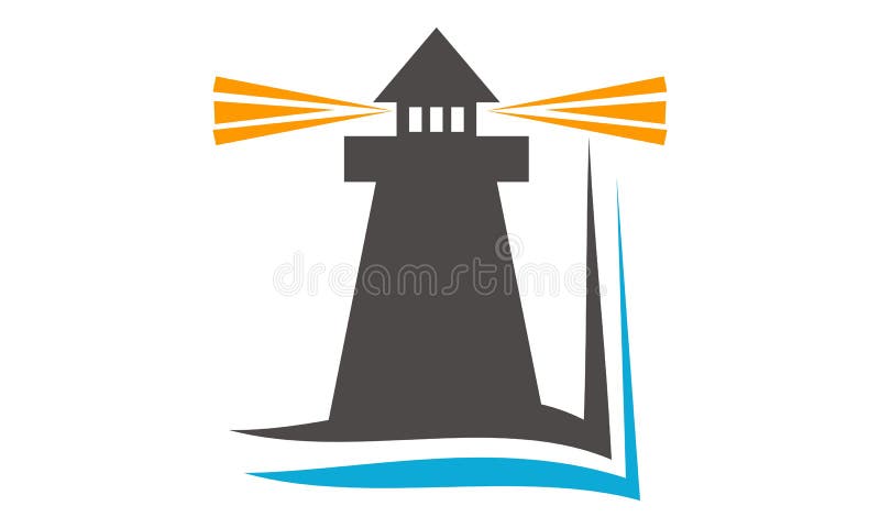 Lighthouse Education Template Stock Vector - Illustration of library ...