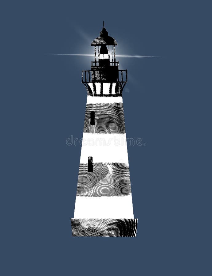 Realistic Lighthouse Drawing Stock Illustrations – 245 Realistic ...