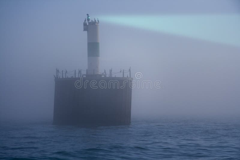 Powerful lighthouse stock photo. Image of overcast, high - 16053218