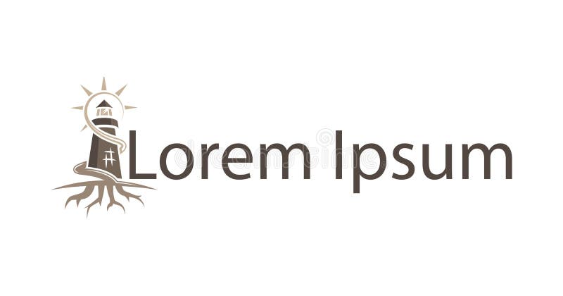 Lighthouse in the Form of a Tree Representing a Medical Concept Stock ...