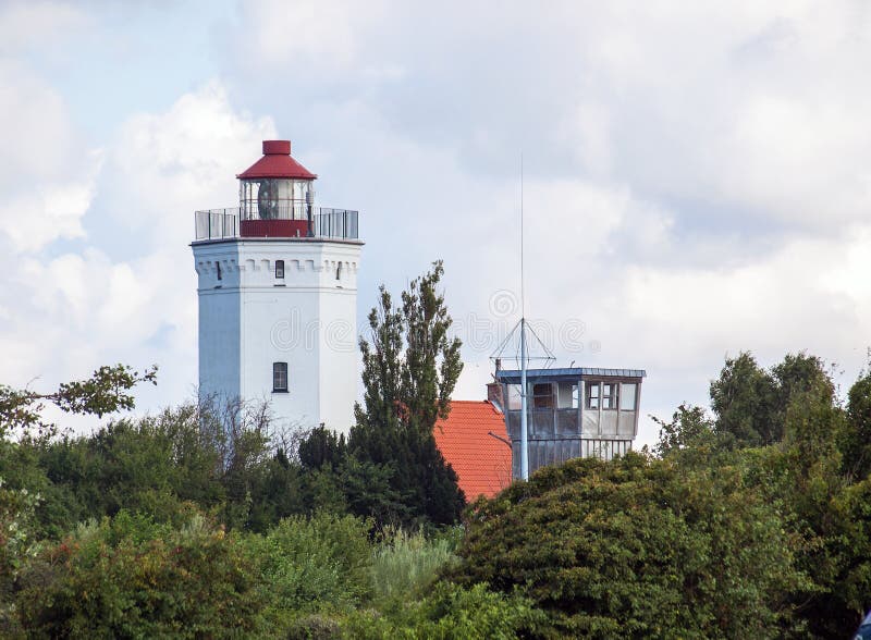 Lighthouse in Gedser, Denmark Stock Photo - Image of holiday, country ...