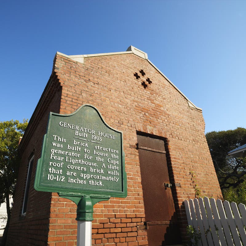 Lighthouse Generator House. Stock Image - Image of generator, house ...