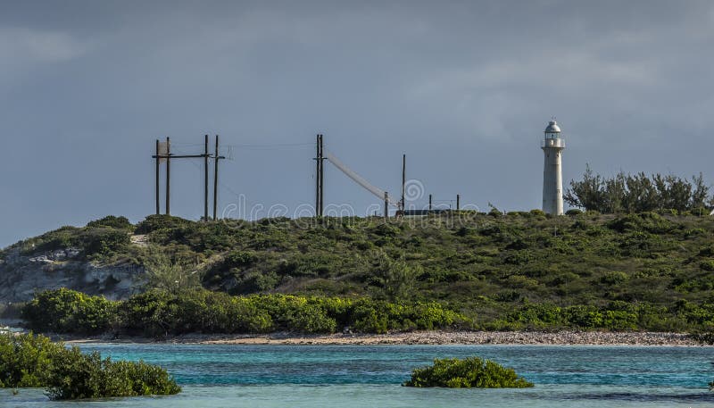 Lighthouse Grand Turk Island Stock Image - Image of destination ...