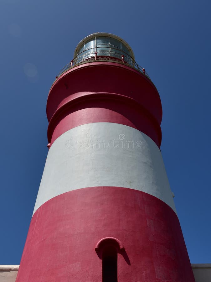 A Lighthouse, Guard of the Night Stock Image - Image of marine ...