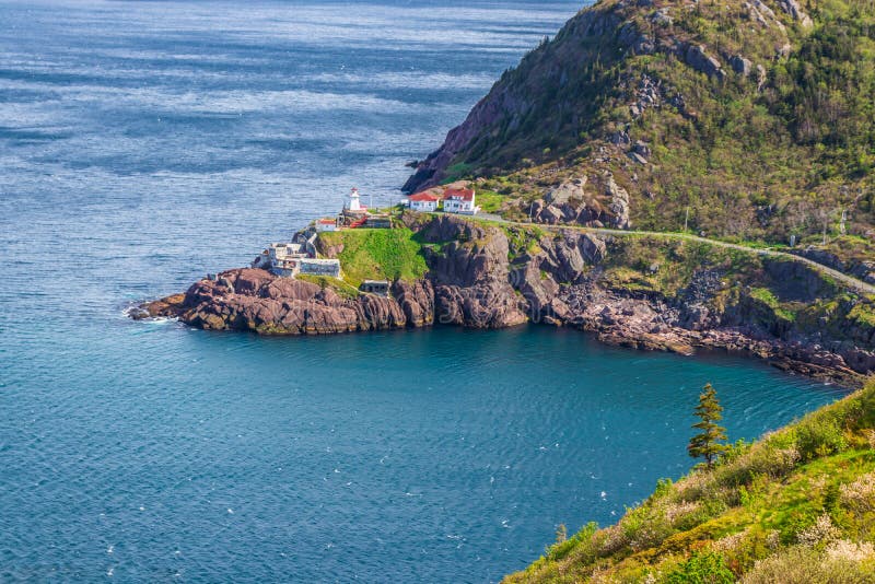 Lighthouse Guiding the Ships into the Inlet - St. Johns, Newfoundland ...