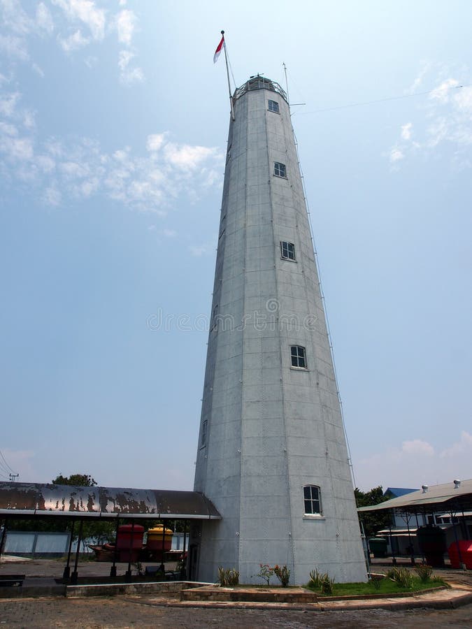 Lighthouse in the Harbour in Semarang Stock Photo - Image of javanese ...