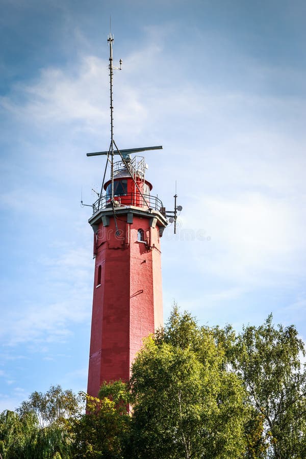 Lighthouse stock image. Image of baltic, harbor, travel - 44236417