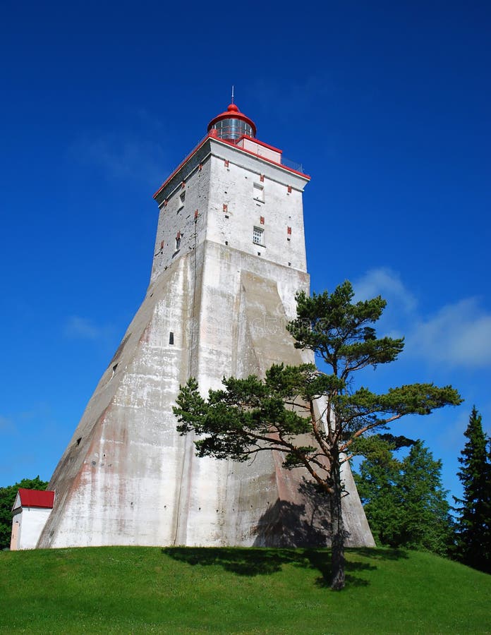 Lighthouse at Hiiumaa stock image. Image of guard, historical - 14867059