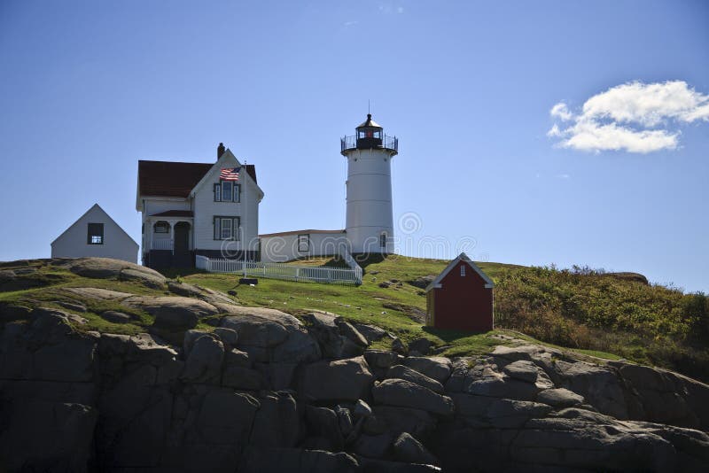 Lighthouse on the hill stock photo. Image of coastal - 16312812