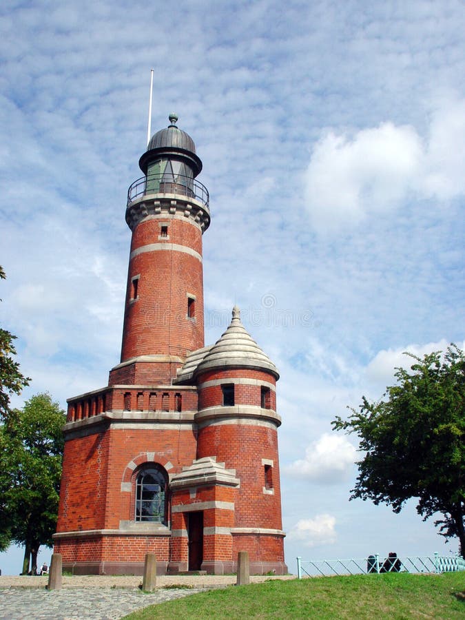 Lighthouse Holtenau stock photo. Image of tourist, shipping - 6158424