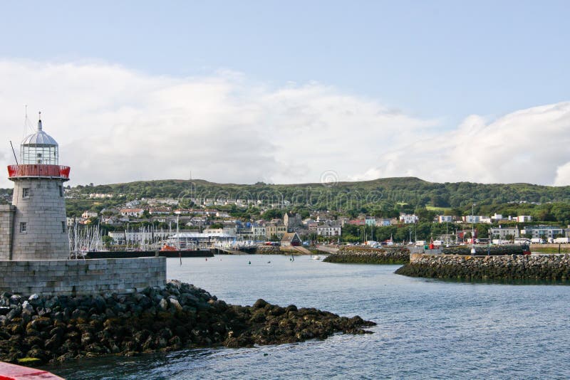 Lighthouse at Howth Harbor in Ireland Editorial Photo - Image of ...