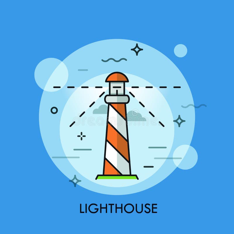 Lighthouse Vision Stock Illustrations – 761 Lighthouse Vision Stock ...