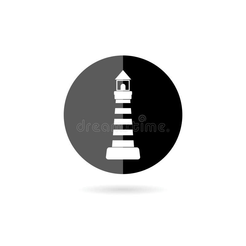 Simple Lighthouse Icon, Sign, Logo Stock Vector - Illustration of ...