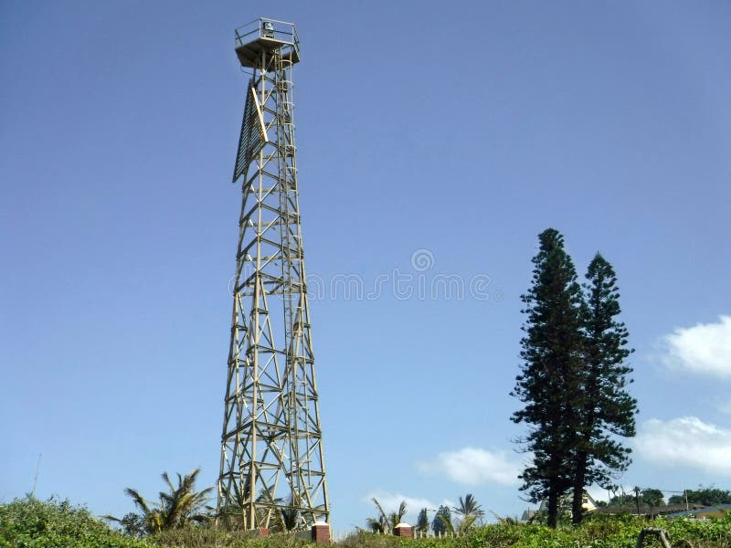 Lighthouse at Ifafa stock photo. Image of coast, historic - 101358016