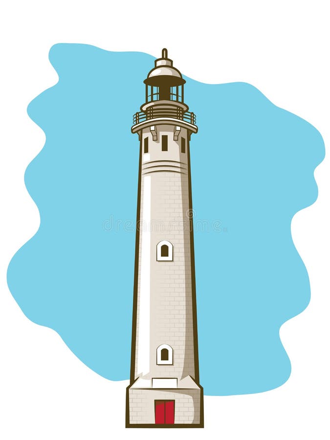 Lighthouse stock vector. Illustration of artwork, decorative - 19078195