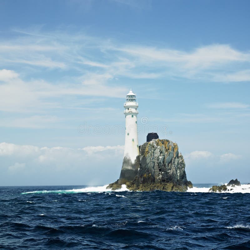 Lighthouse, Fastnet Rock stock photo. Image of building - 17007104