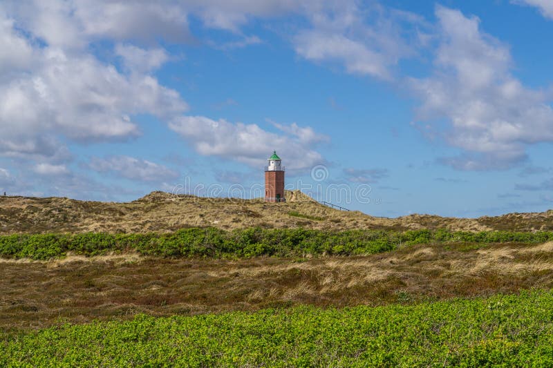 Lighthouse on the Island of Sylt on the North Sea Stock Image - Image ...