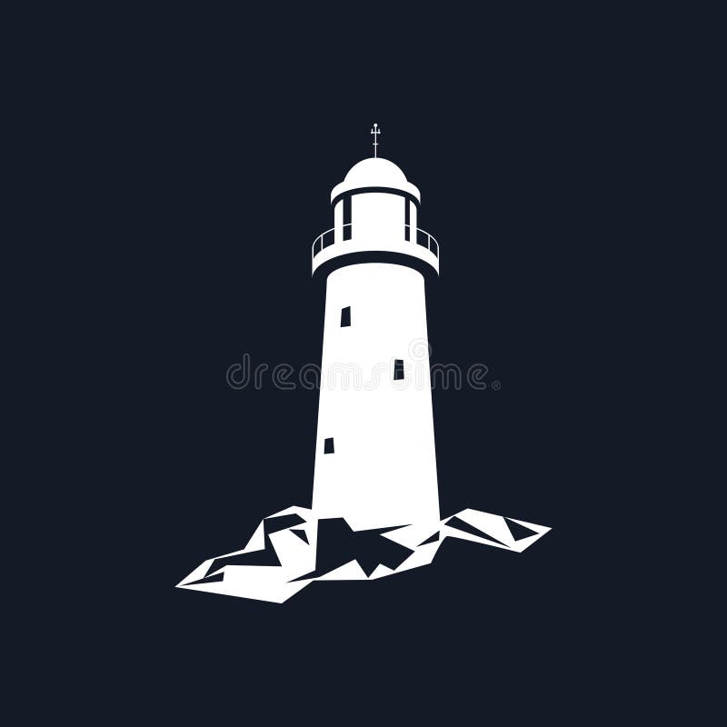 Lighthouse Icon, Vector Illustration Stock Vector - Illustration of ...
