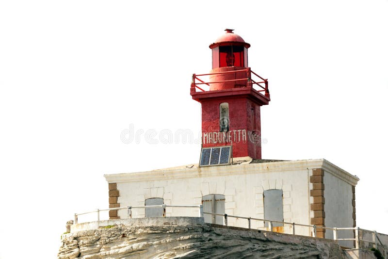 Lighthouse Isolated On White Stock Image - Image of europe, tourism ...