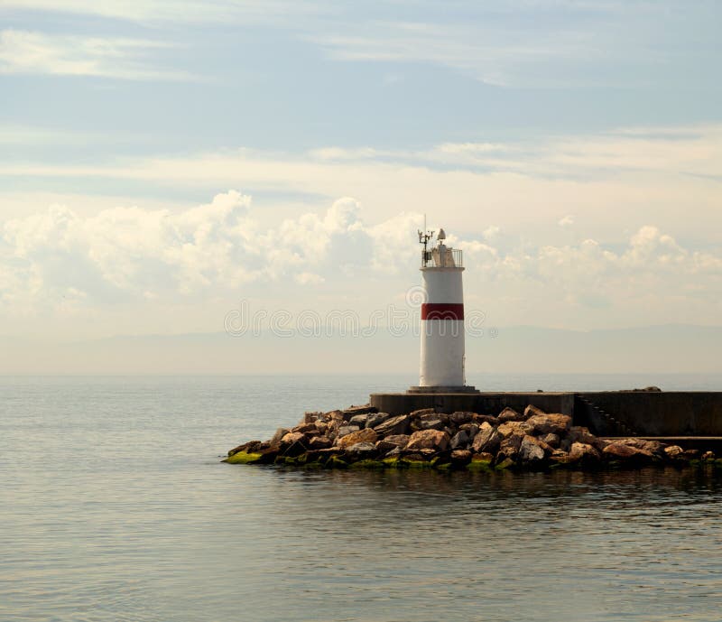 Lighthouse in Istanbul, Turkey Stock Photo - Image of blue, marin: 42808956