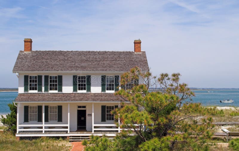 Lighthouse Keeper s House stock photo. Image of building - 4981828