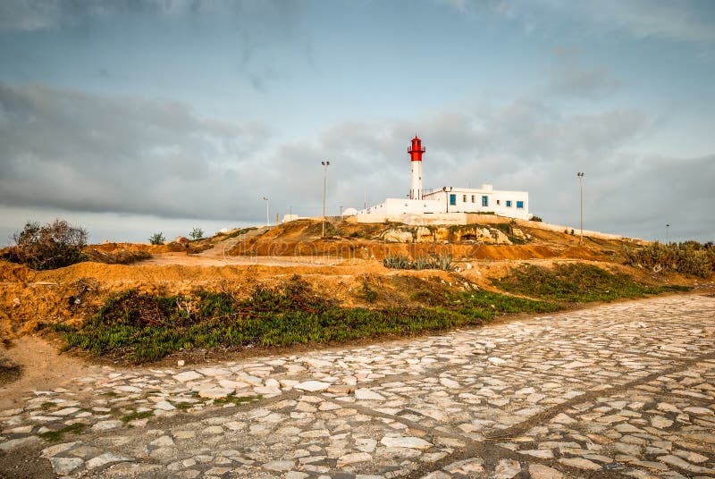 Lighthouse of Larino or Punta Insua Lighthouse is Located on a Headland ...