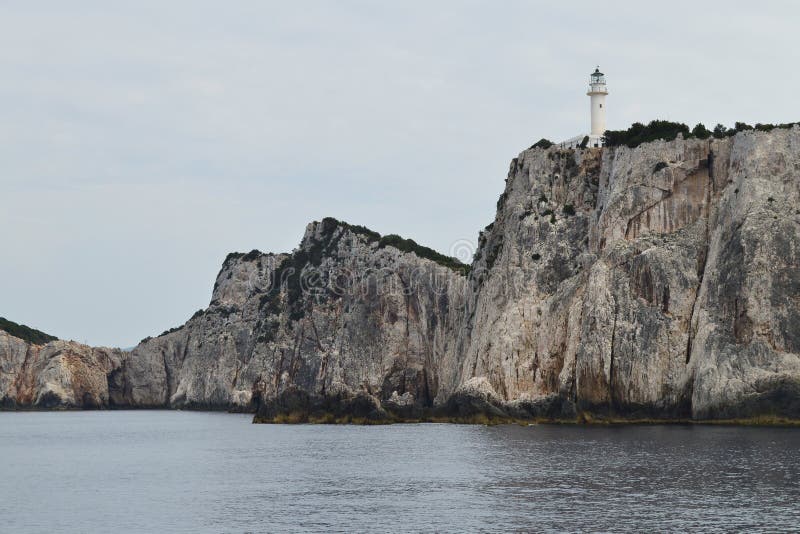 Lighthouse on Lefkada Cape - the Most Southern Point of Lefkada Island ... Lighthouse on Lefkada Cape - the Most Southern Point of Lefkada Island ...