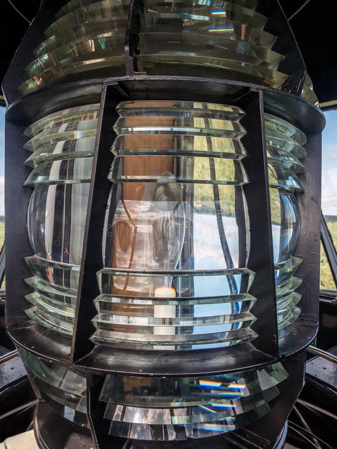 Lighthouse light bulb stock image. Image of landmark - 22836013