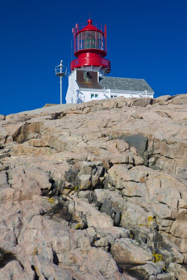 Lindesnes Lighthouse In Norway Stock Image - Image of nautical, north ...